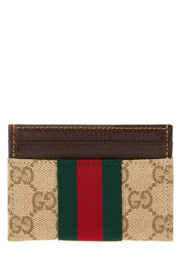 Gucci Gg Canvas Mini Card Holder