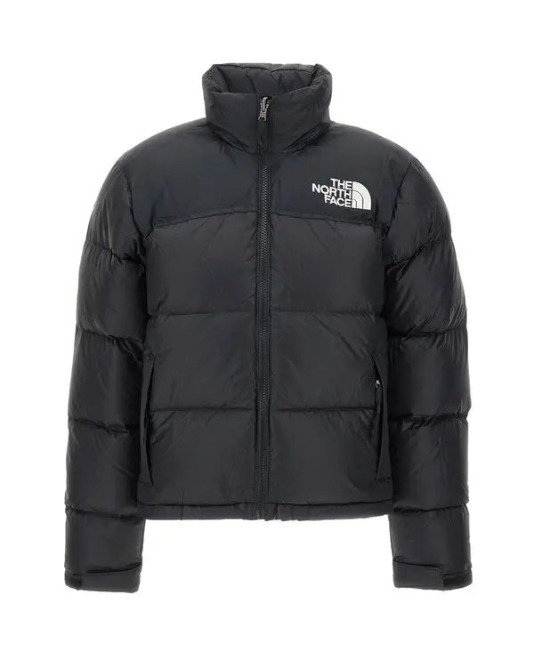 The North Face Padded Quilted Stand Collar Zip Up Jacket - Tnf Black/r