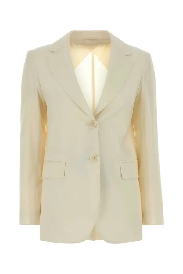 MM STUDIO Virgin Wool Blazer - Yellow