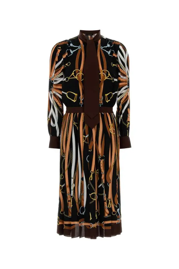 Gucci Silk Shirt Dress