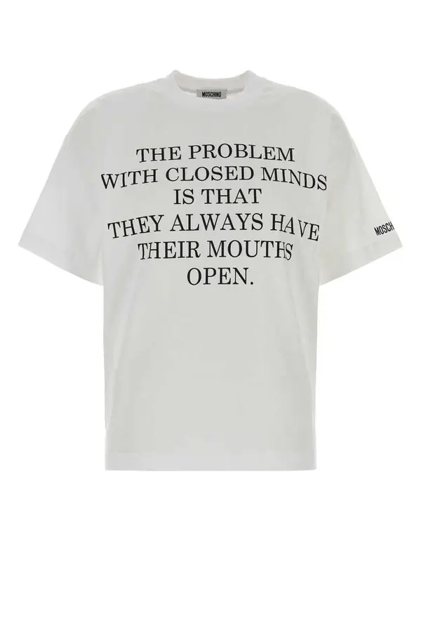 Moschino Oversize Cotton T-shirt - White