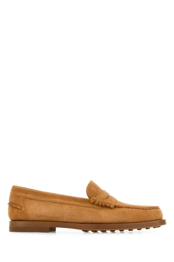 TOD`S Suede Loafers - Camel