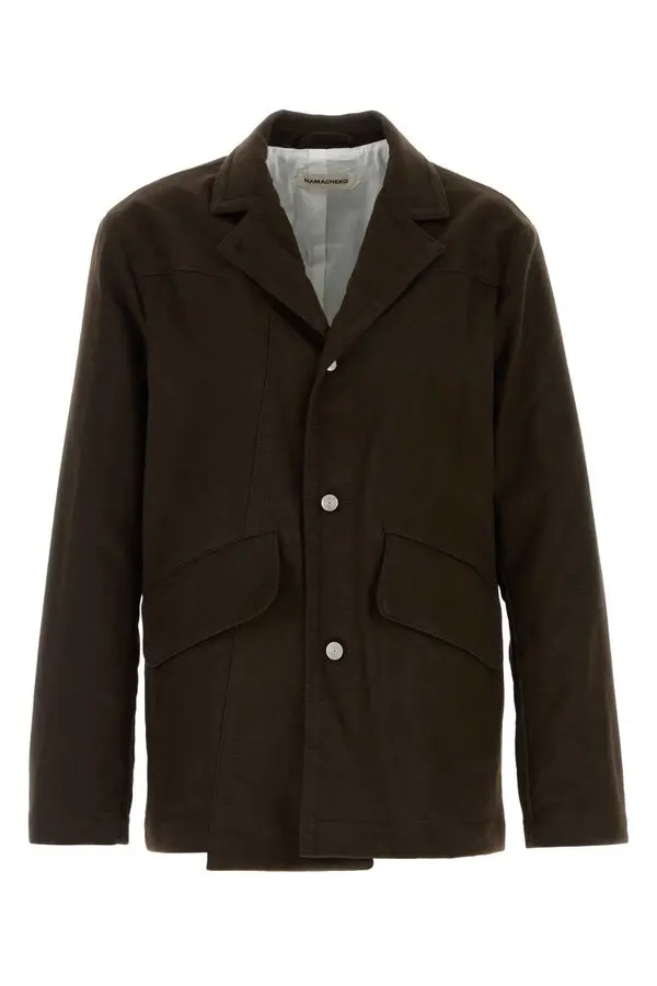 NAMACHEKO Cotton Moleskin Blazer