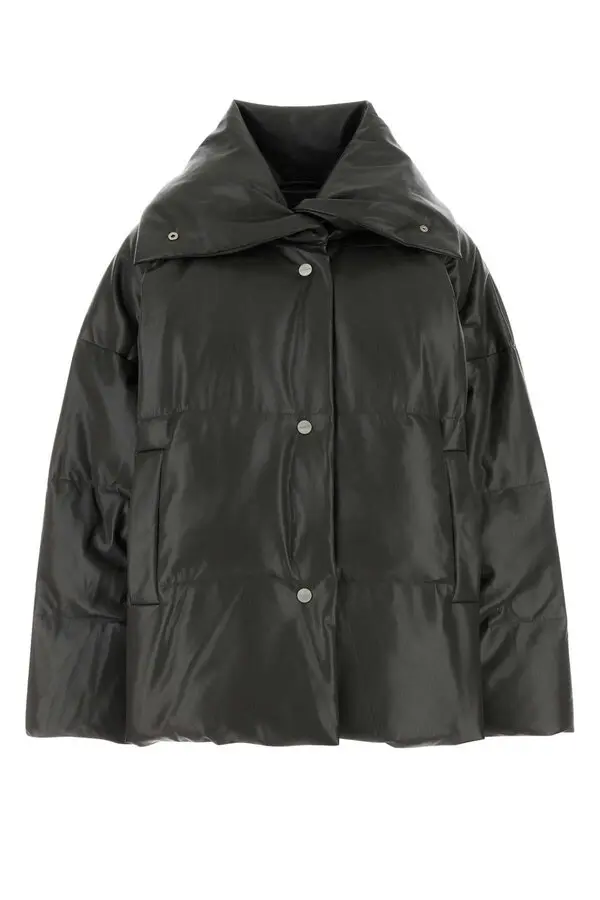 Nanushka Charcoal Quilted Down Jacket