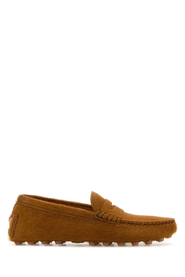 TOD`S Leather Hair Loafers For