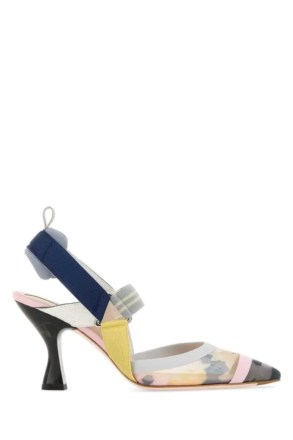 Fendi Colibri Mesh Pumps With 8.5 Cm Heel