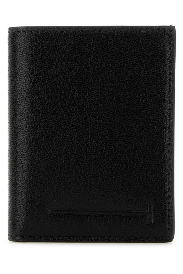 TOM FORD 8 Cm Leather Wallet - Black