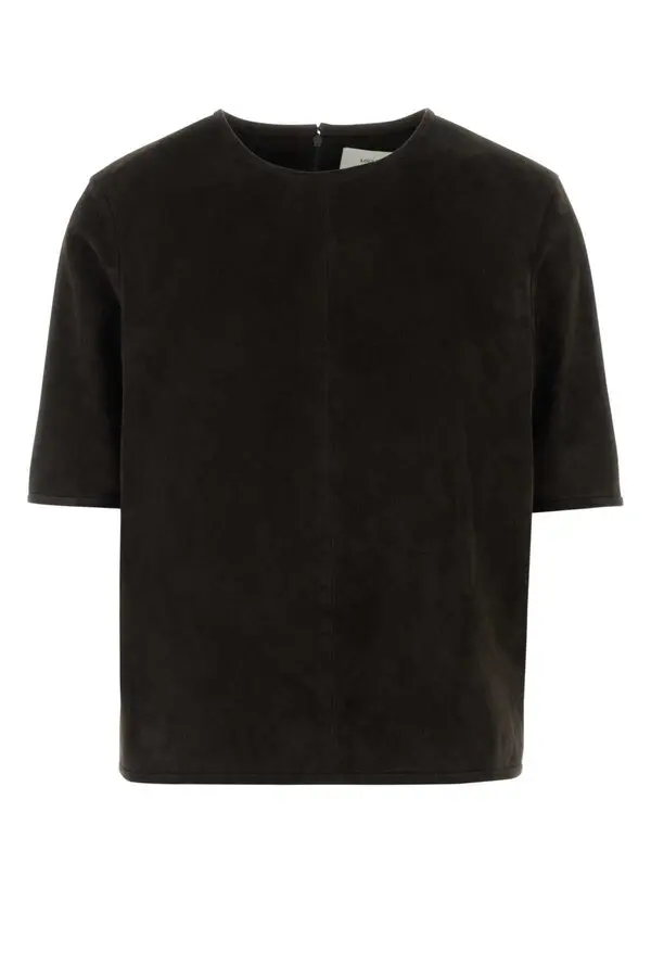 Loulou De Saison Suede T-shirt - Brown