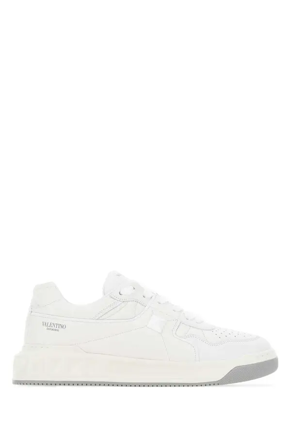 Valentino Garavani One-stud Nappa Leather Sneaker - White