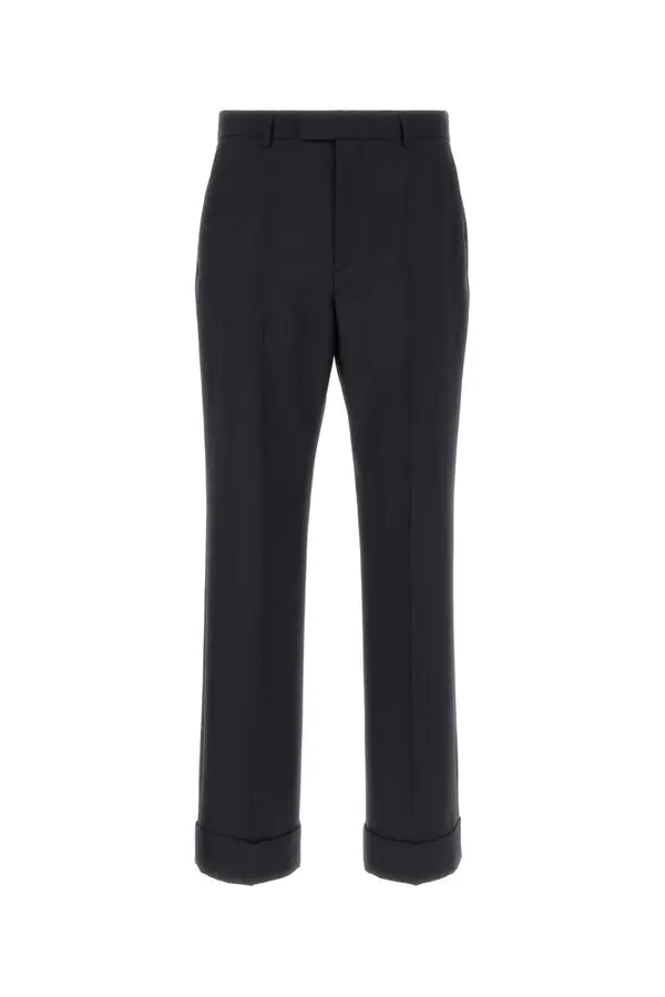 Valentino Garavani Virgin Wool Wool Pants - Blue