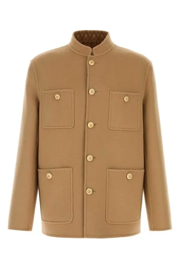 Valentino Garavani Wool-blend Tailored Jacket - Camel
