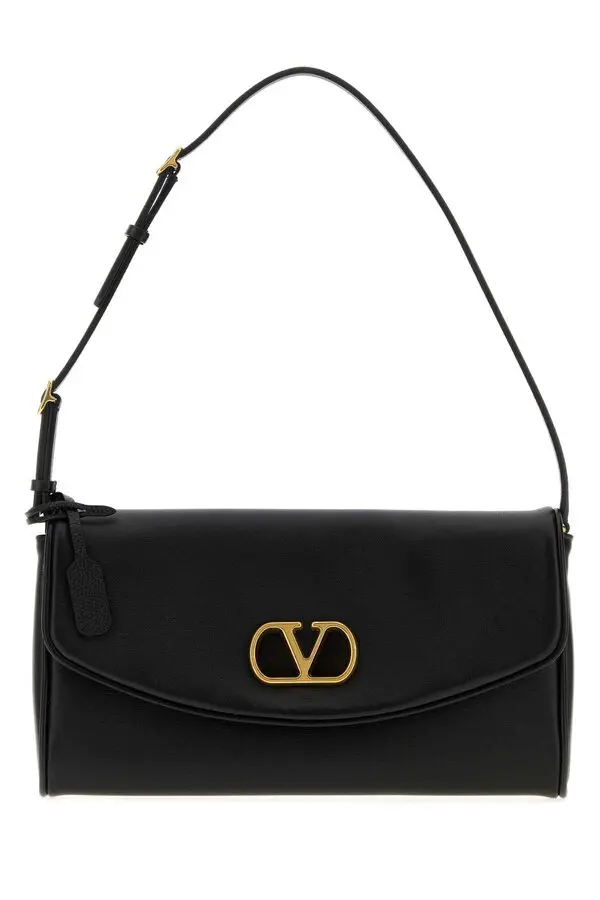 Valentino Garavani Devain Nappa Leather Shoulder Handbag 25cm X 13cm X 4cm