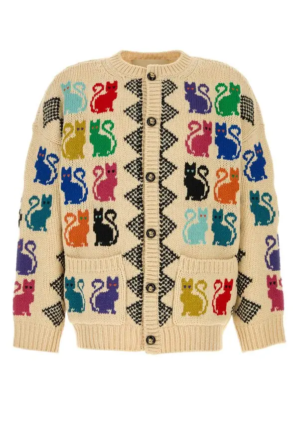 Valentino Garavani 100% Virgin Wool Cardigan
