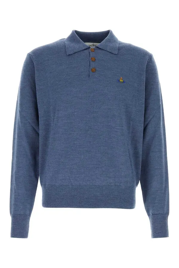 VIVIENNE WESTWOOD Wool Mark Polo Shirt