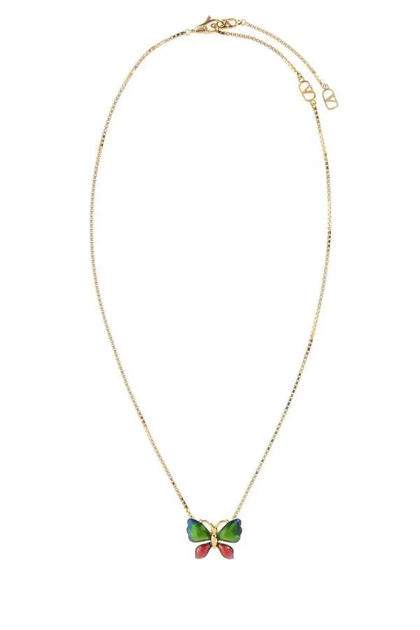 Valentino Garavani Vouloirvoler Metal Necklace With Adjustable 39-50 Cm Circumference - Gold