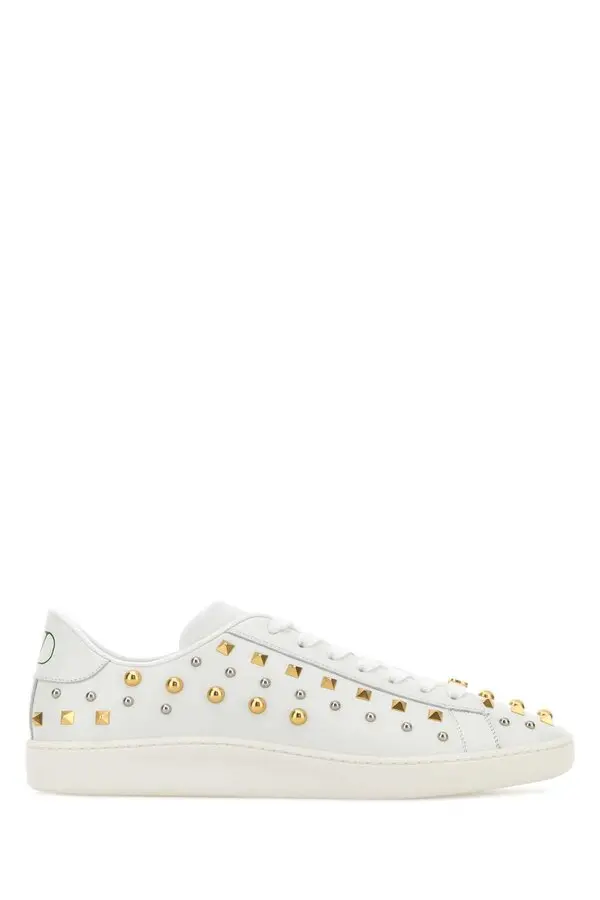 Valentino Garavani Royco Leather Sneaker - White