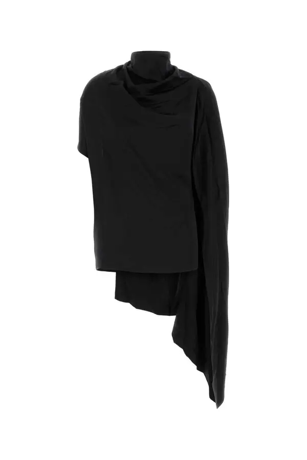 Magda Butrym Satin Draped Top