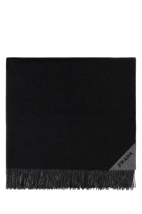 Prada Slate 140 X 185 Cm Cashmere Blanket