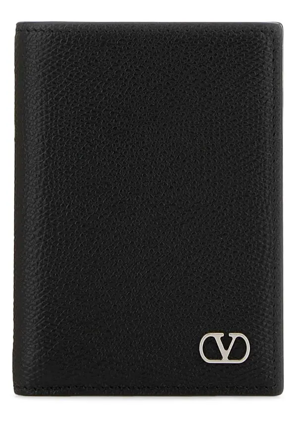 Valentino Garavani Signature Mini Logo Shoulder Bag - Black