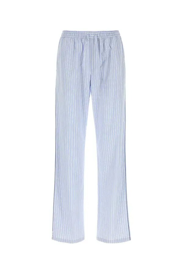 Dolce & Gabbana Embroidered Poplin Pajama Pants For