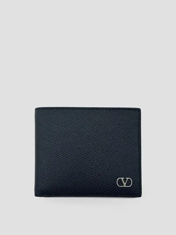 Valentino Garavani Signature Logo Billfold Wallet