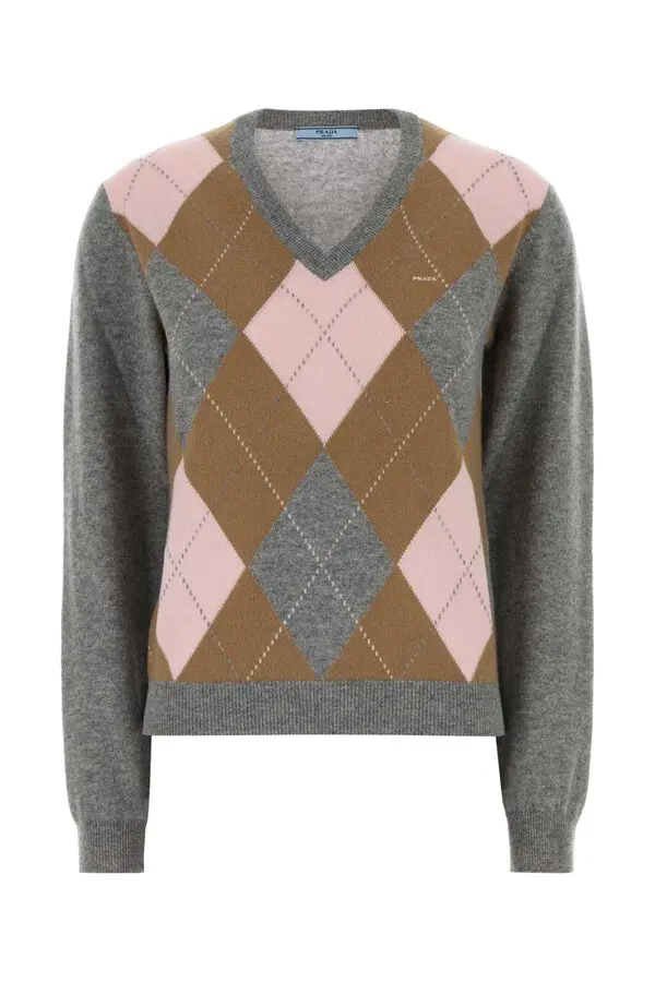 Prada Luxury 100% Cashmere Sweater For
