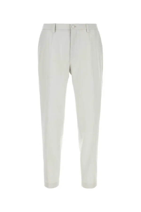 Dolce & Gabbana Chalk Wool Pant