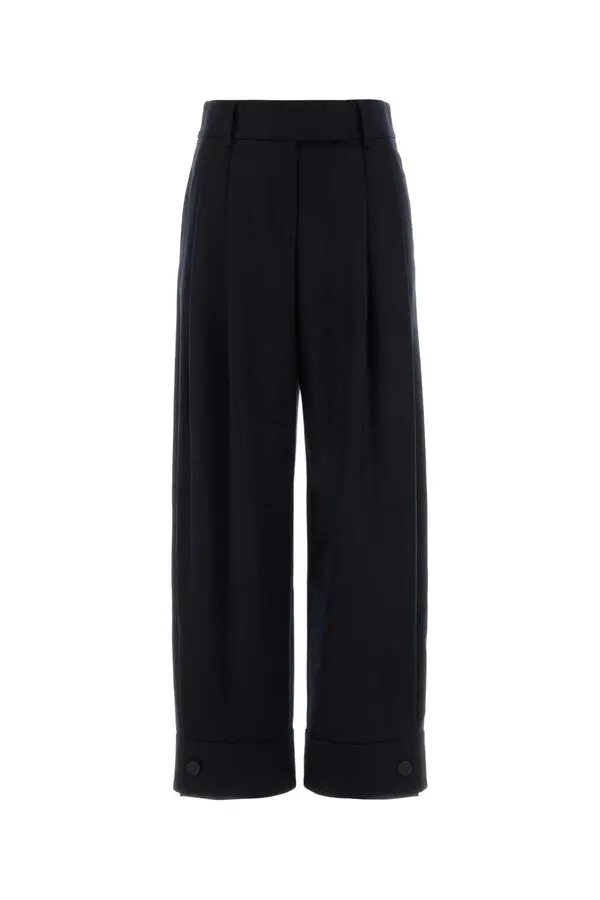GIORGIO ARMANI X ALANUI Midnight Wool Trousers - Blue