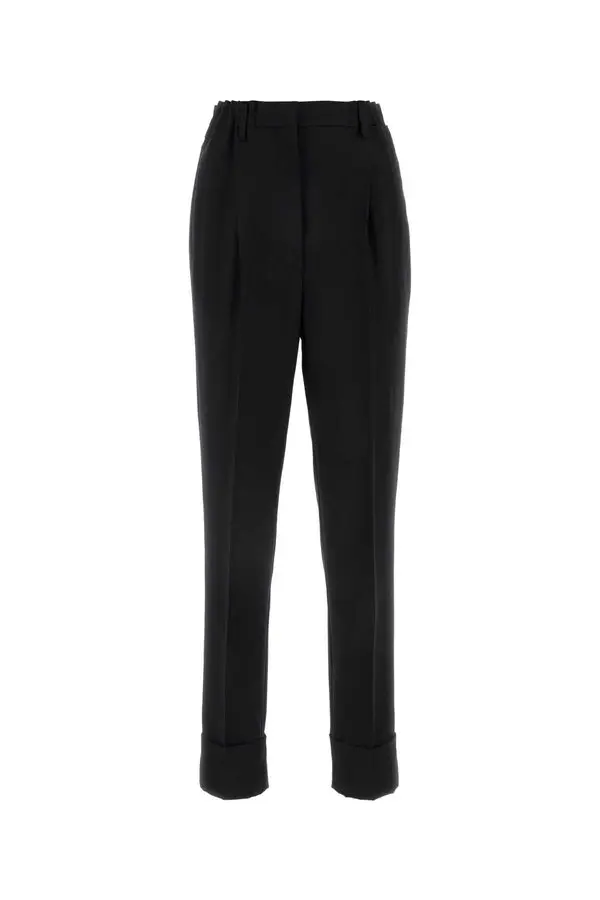 Prada Wool-blend Tailored Pants For