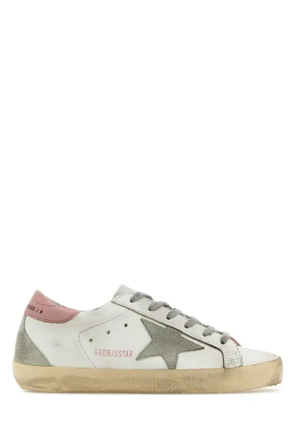 GOLDEN GOOSE Leather Superstar Sneakers - Multicoloured
