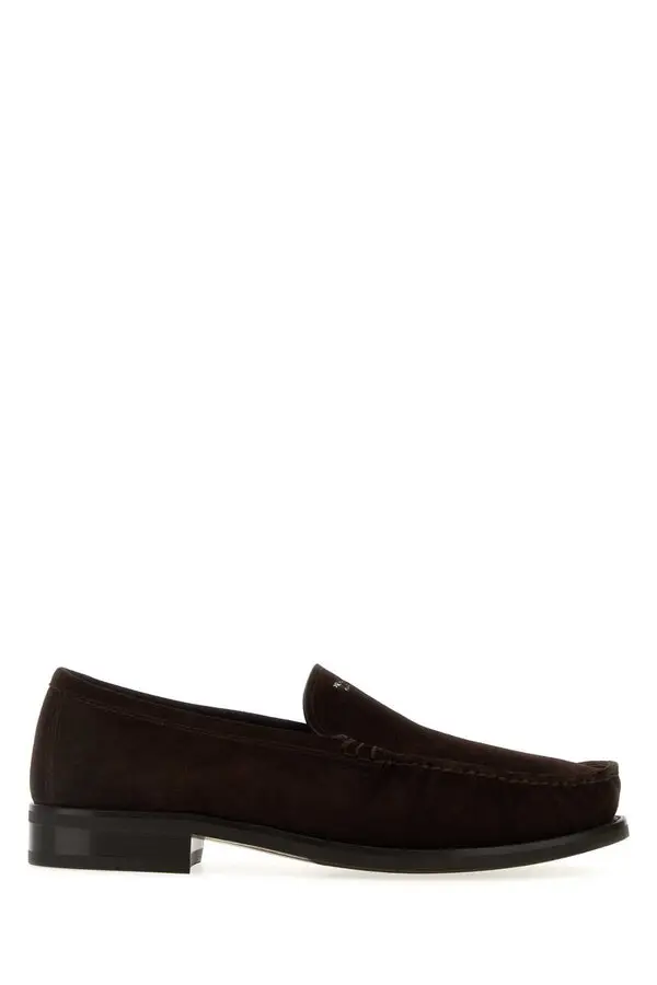 Prada Suede Loafers In 100% Calf Leather - Brown