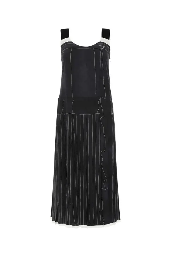 Prada Silk Maxi Dress - Printed