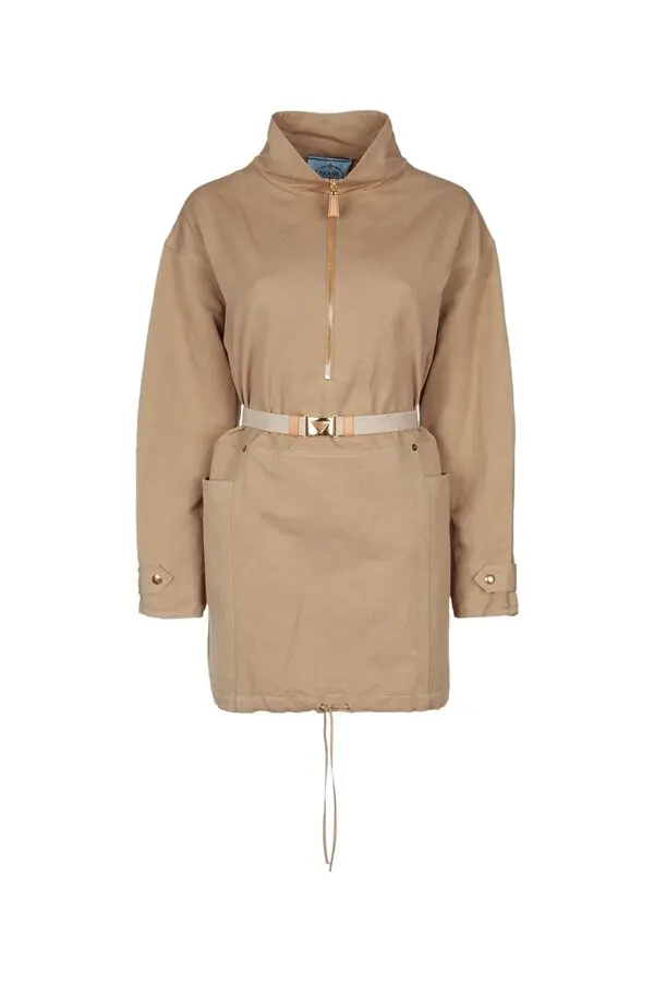 Prada Silk-cotton Gown