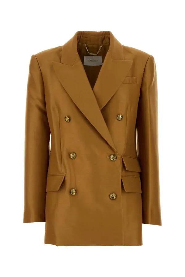 Zimmermann Hypnotic Wool-silk Blend Blazer