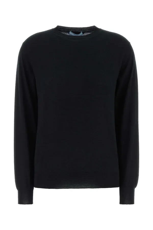 Prada 100% Cashmere Knit Sweater - Black