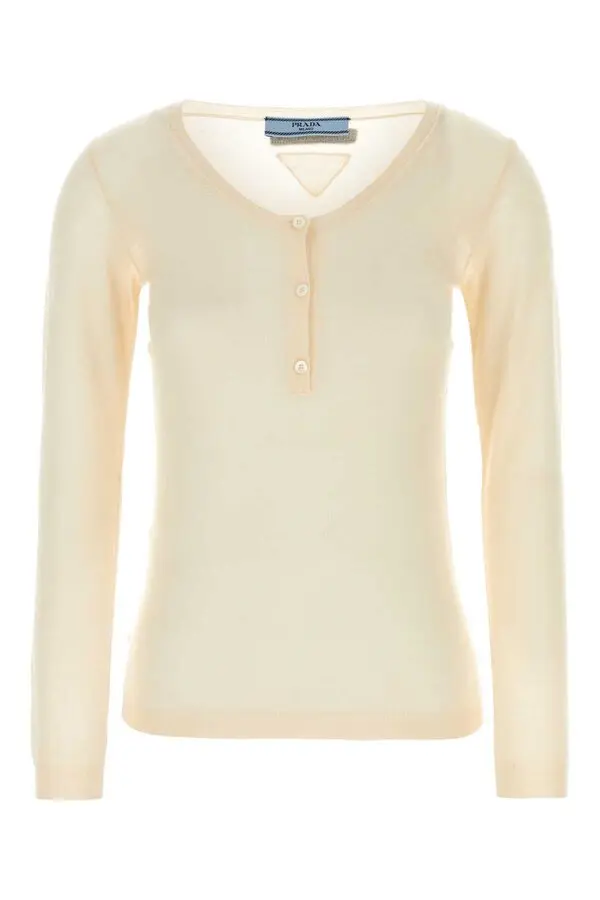 Prada Skin Cashmere-silk Blend Sweater - Pink