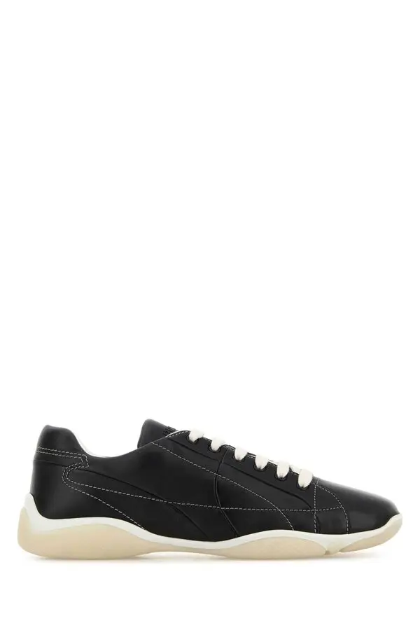 Prada Nappa Leather Sneaker - Black