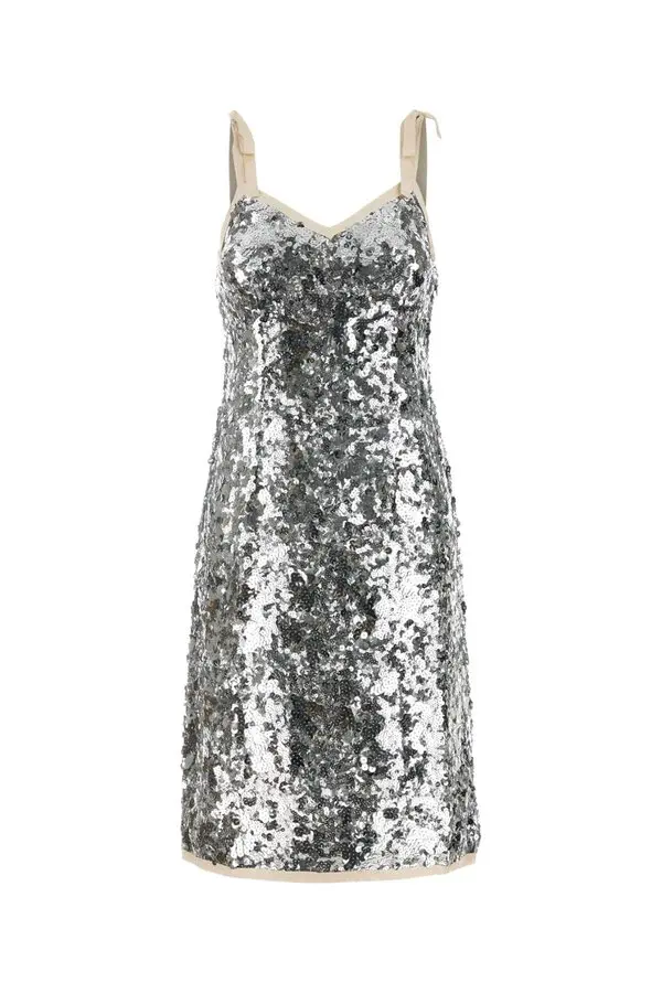 Prada Embellished Nylon Dress