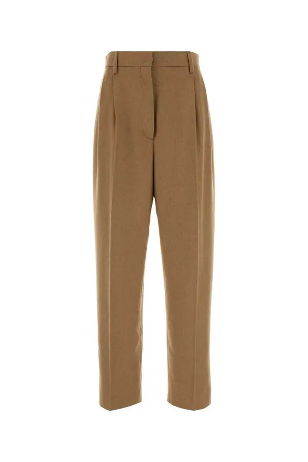 Prada Recycled Nylon Tailored Trousers With Hair Lining