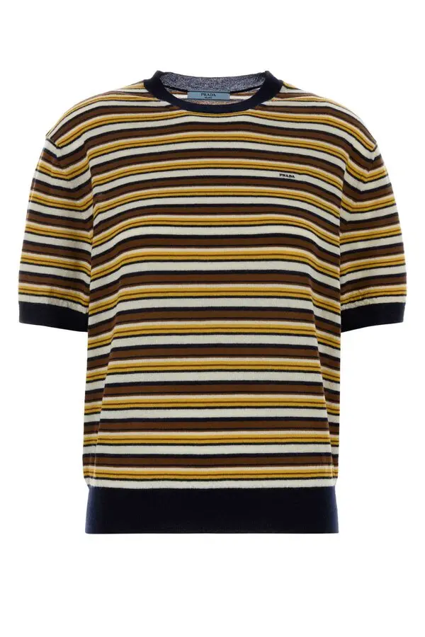 Prada Embroidered Cashmere Sweater