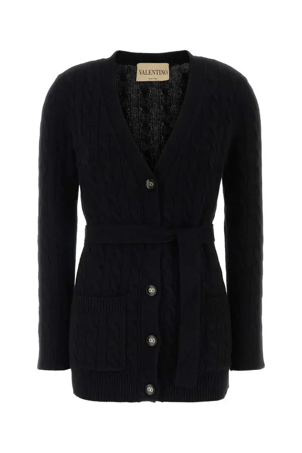 Valentino Garavani Cashmere Cardigan - Black