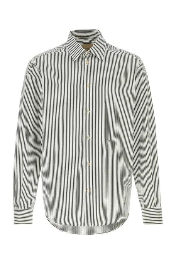 Valentino Garavani Embroidered Poplin Shirt For
