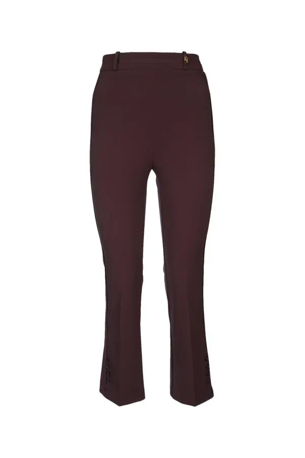 Elisabetta Franchi Tailored Pants With Button Detailing - Caco