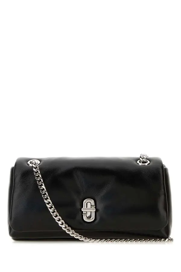 Marc Jacobs Leather Shoulder Handbag With Silver-tone Hardware