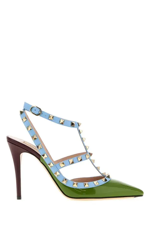 Valentino Garavani Rockstud Leather Pumps - Multicoloured