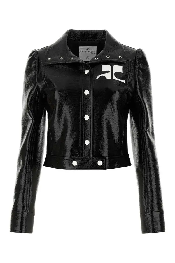 COURREGES Courrèges-style Vinyl Blazer For - Black