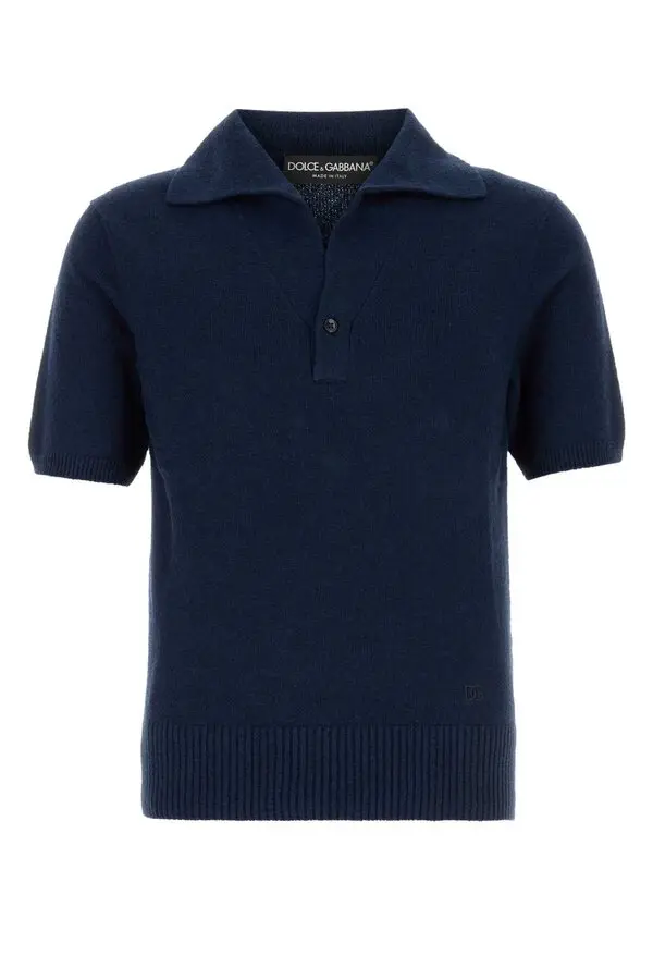 Dolce & Gabbana Cotton-nylon Polo Shirt