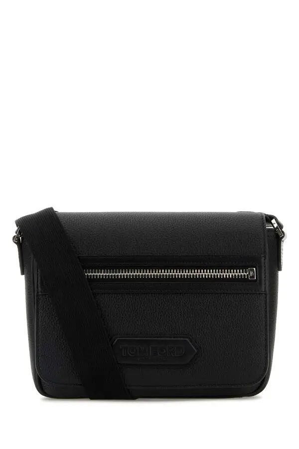 TOM FORD Mini Traveller Crossbody Handbag - Black