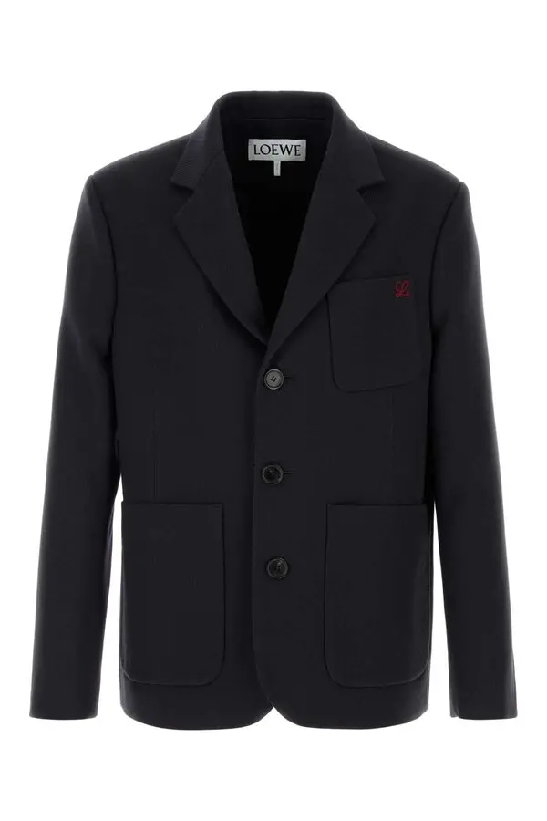 Loewe Virgin Wool Blazer - Blue
