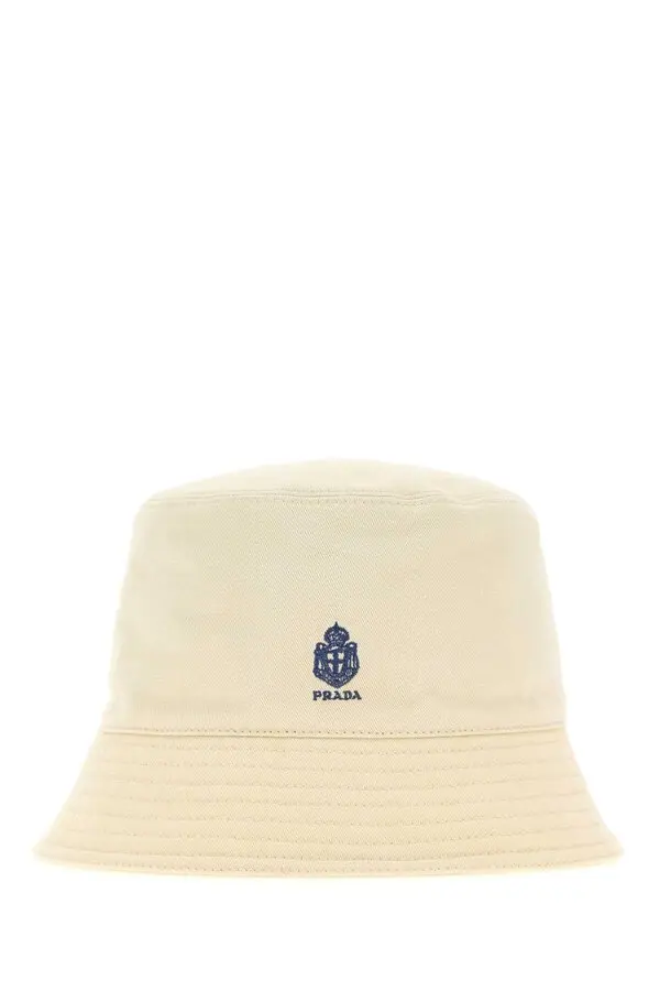 Prada Gabardine Bucket Hat In Cotton
